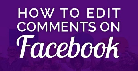How to Edit a Facebook Comment in a Flash