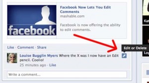 How to Edit a Facebook Comment in a Flash