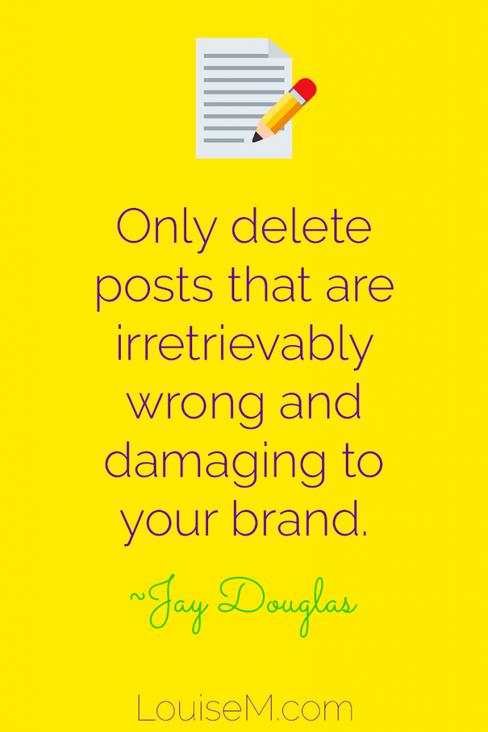 Should You Delete Old Blog Posts?