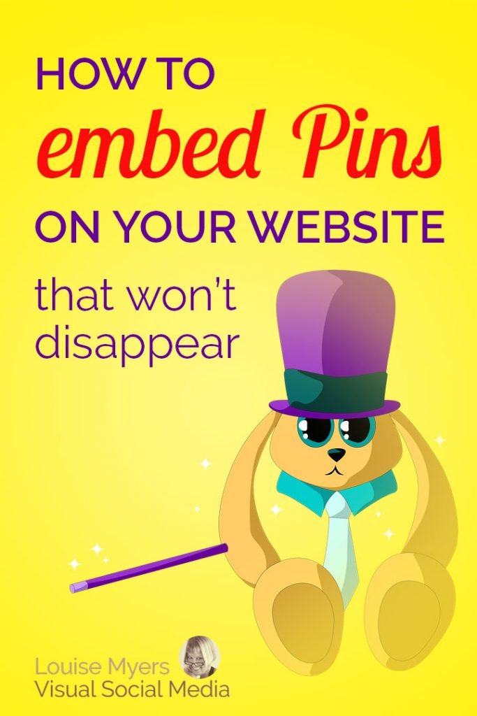 How to Embed Pinterest Pins That Won't Disappear [2022 Update] | LouiseM