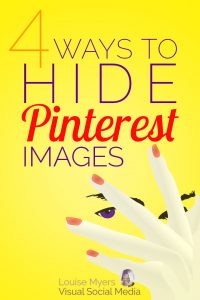 How To Hide Pinterest Images on Your Blog: Approved!