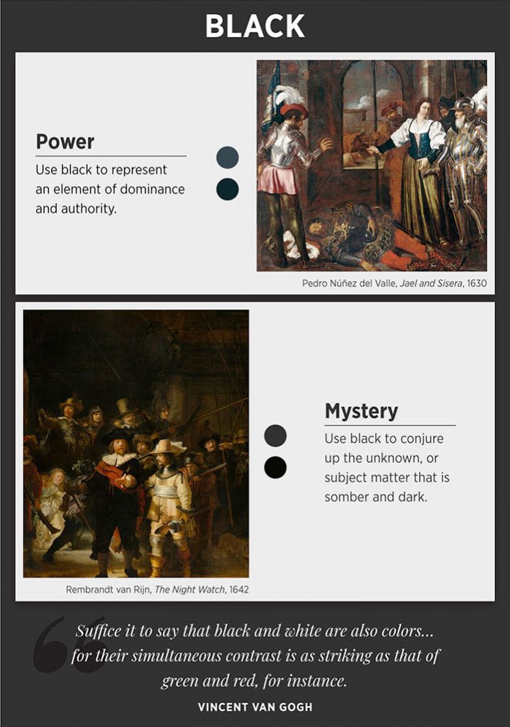 Black Color Meaning: How to Say Power, Mystery, Evil | LouiseM