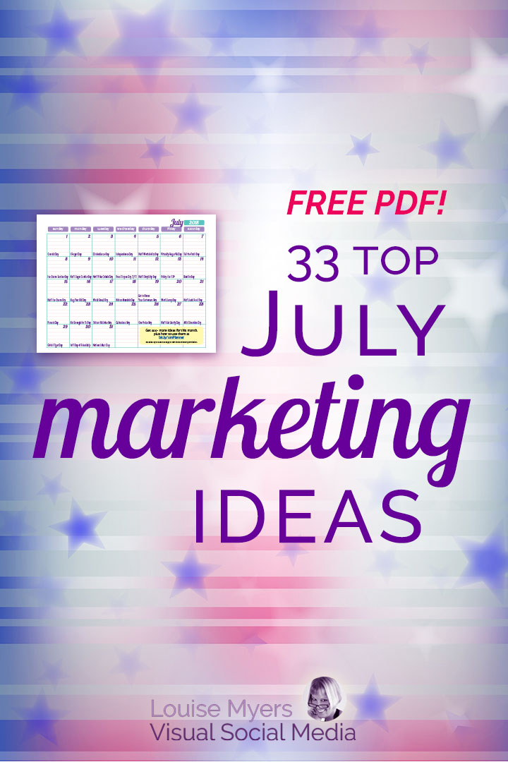 33 Jolly July Marketing Ideas that Jam: FREE Download!