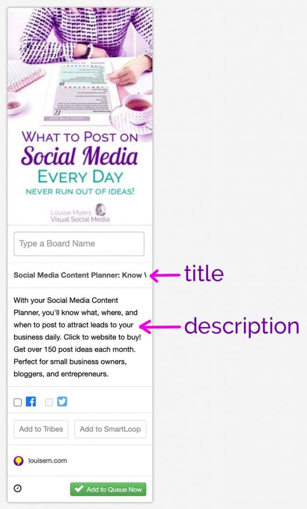 How to Write the Best Pinterest Descriptions and Titles | LouiseM