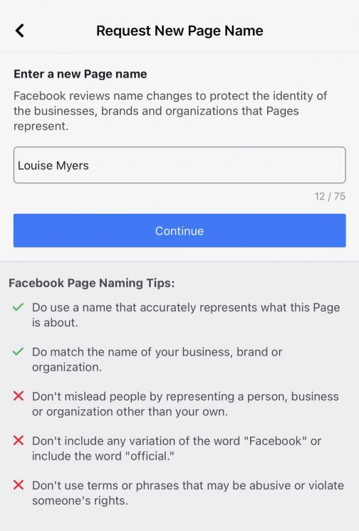 How to Change Your Facebook Page Name Easily (2023) | LouiseM