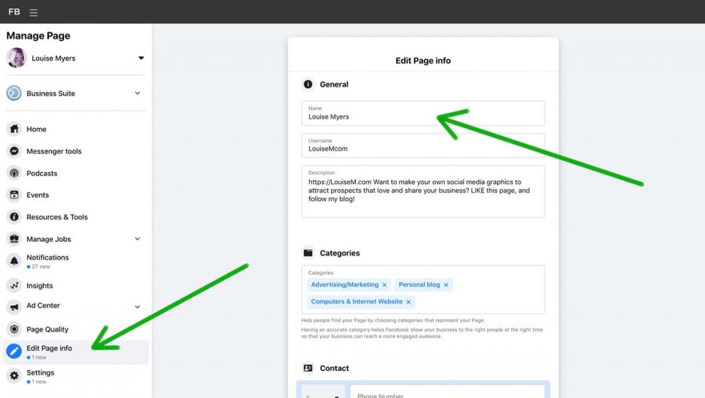 How to Change Your Facebook Page Name Easily (2023) | LouiseM