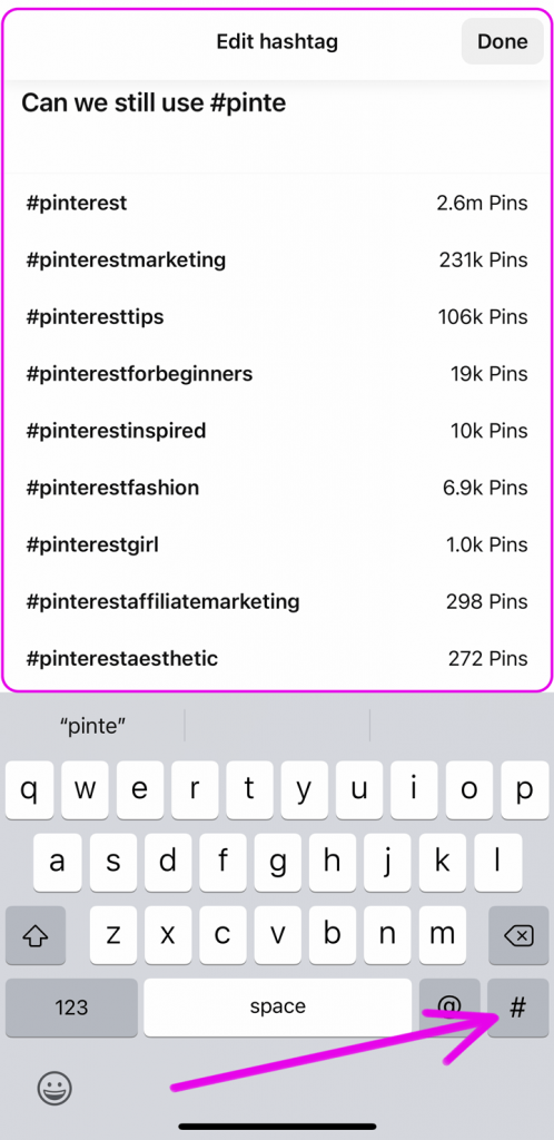 Pinterest Hashtags 2021: This Is All You Need To Know