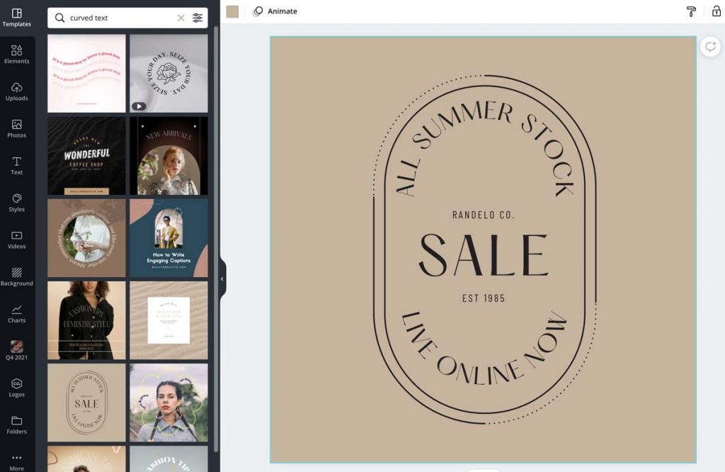 How to Curve Text in Canva: The Fast & Easy 2023 Way | LouiseM