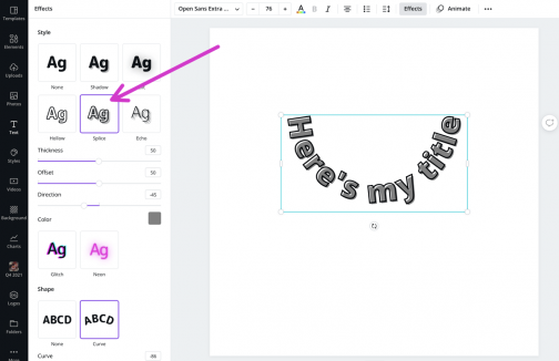How to Curve Text in Canva: The Fast & Easy 2023 Way | LouiseM