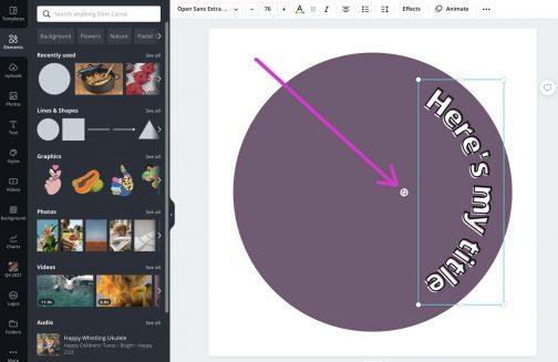 How to Curve Text in Canva: The Fast & Easy 2023 Way | LouiseM