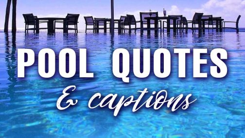 250 Pool Quotes & Captions for Instagram: Best Ways to Make a Splash ...