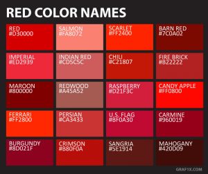 Top 40 Red Hex Codes for Passion and Excitement | LouiseM